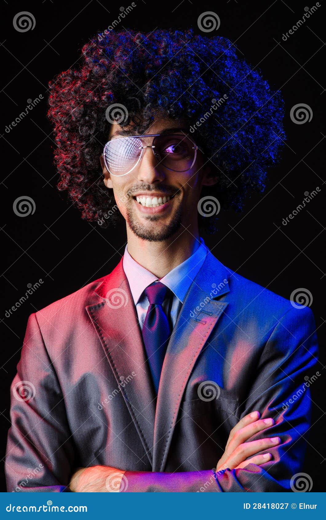 Singer with afro cut stock image. Image of audio, music - 28418027