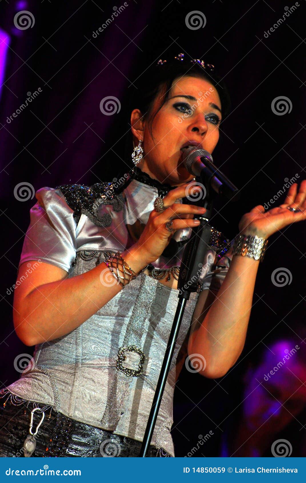 Singer Anne Nurmi, the Group Lacrimosa Editorial Stock Image - Image of ...