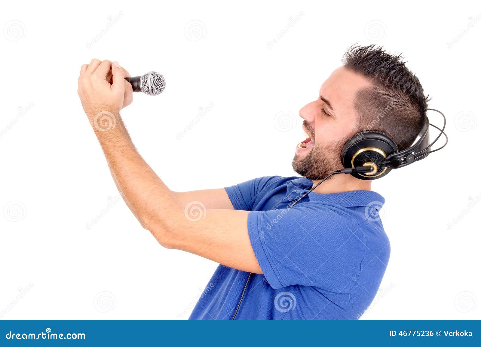 Singer stock photo. Image of classic, background, fashion - 46775236