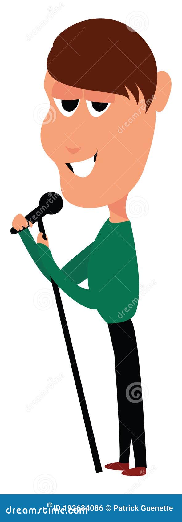 Singer, Illustration, Vector Stock Vector - Illustration of concept ...