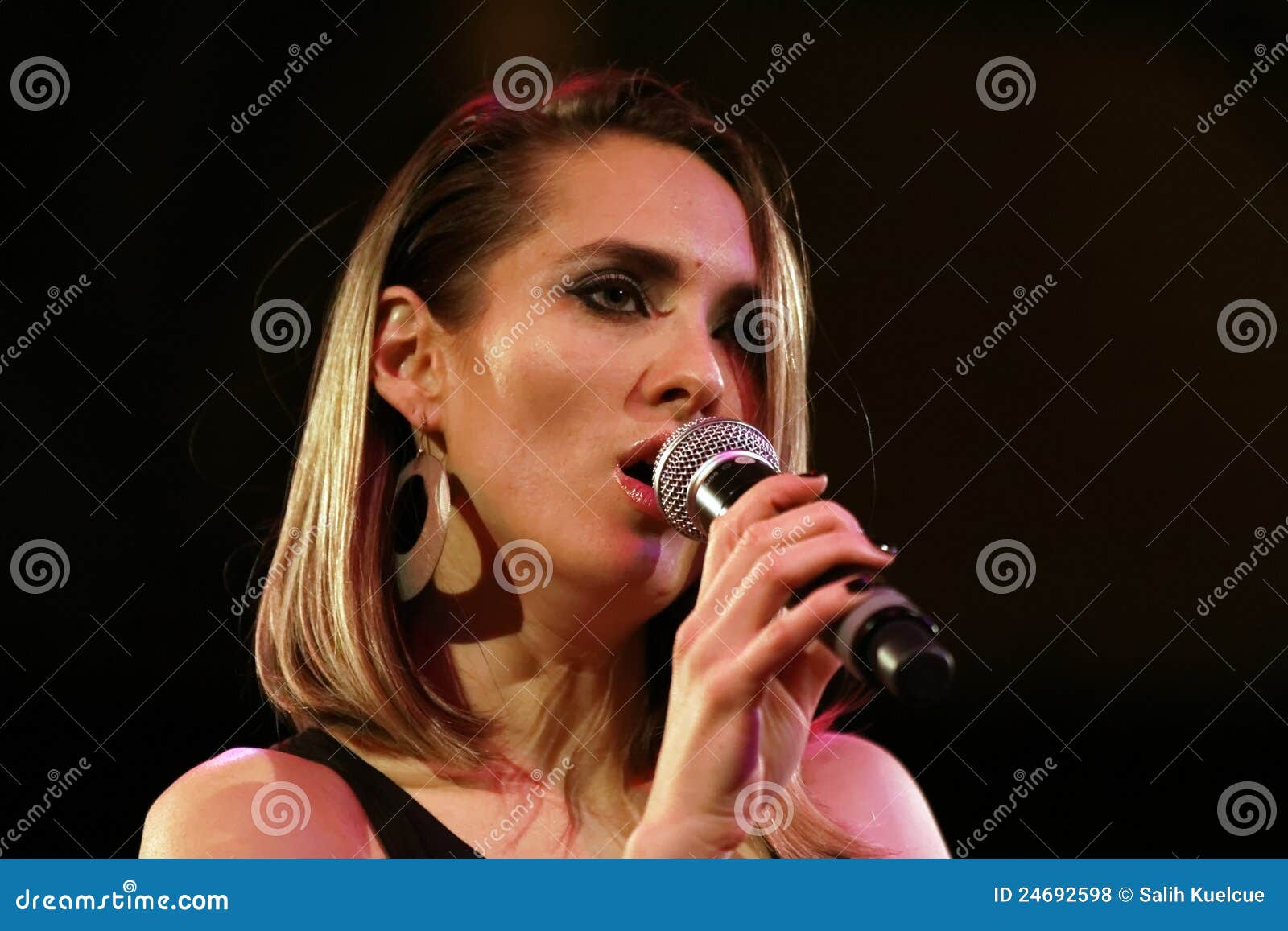 Singer Iva Zalac editorial stock photo. Image of concert - 24692598