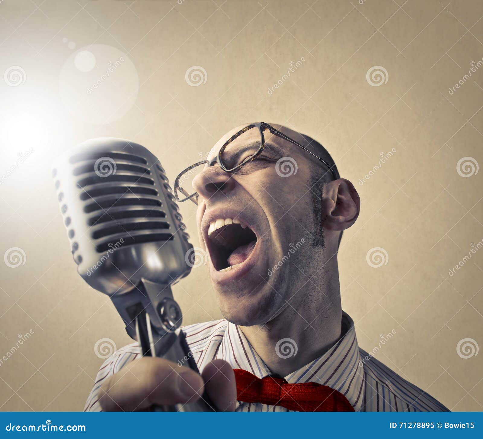 Singer stock image. Image of nerd, singer, singing, voice - 71278895