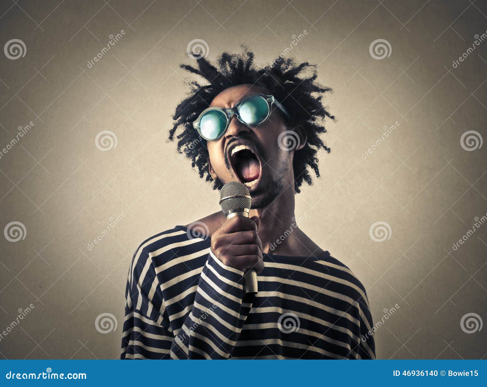 A singer stock photo. Image of black, artist, handsome - 46936140