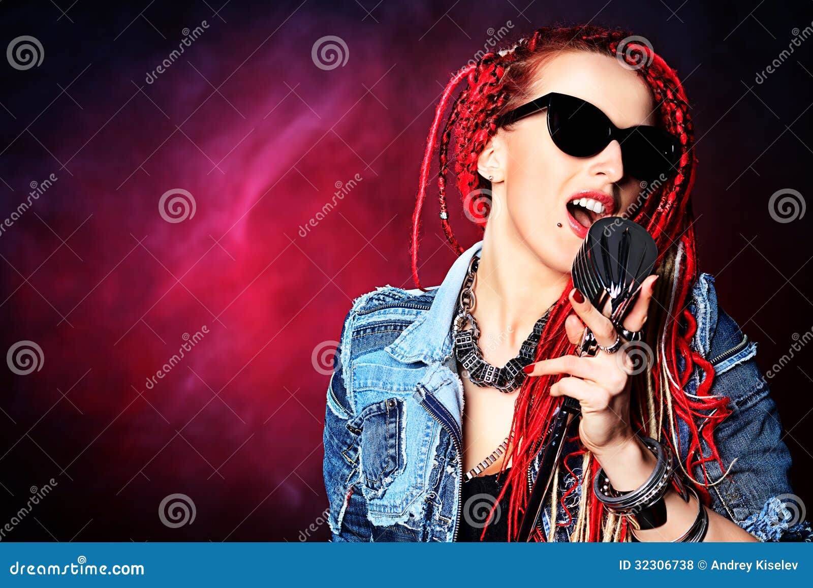 Singer microphone stock photo. Image of expressive, emotional - 32306738