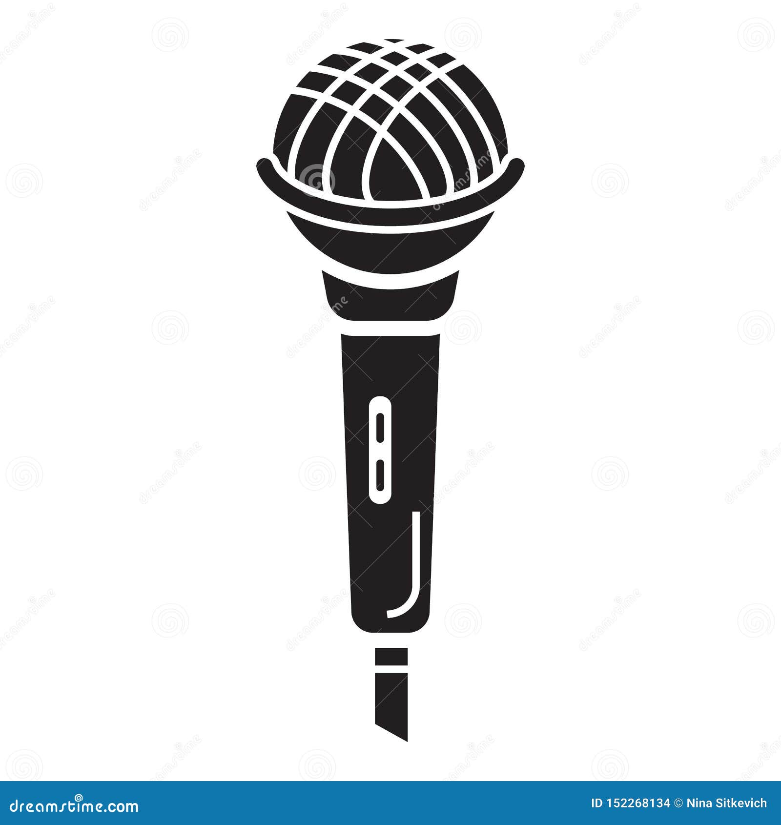 Simple Microphone Vector