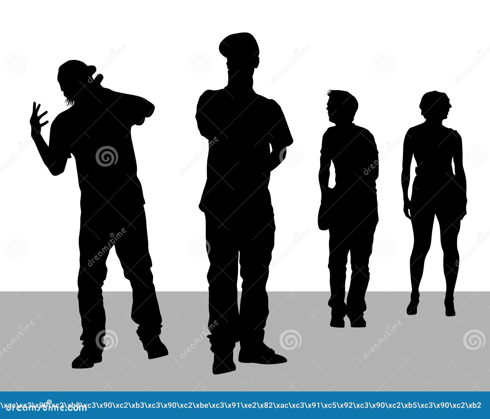 Singer music man two stock vector. Illustration of trendy - 213060048