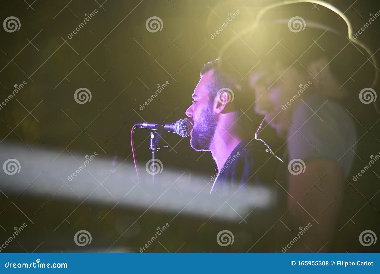 Singer at night editorial stock photo. Image of culture - 165955308
