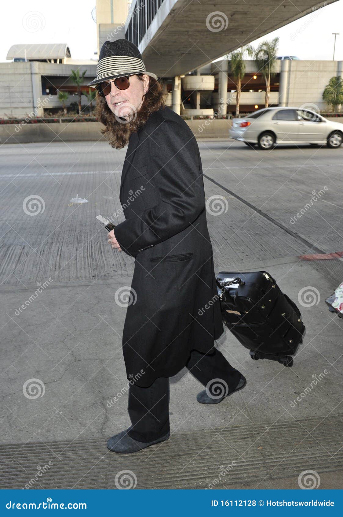 Singer Ozzy Osbourne is Seen at LAX Editorial Stock Photo - Image of ...