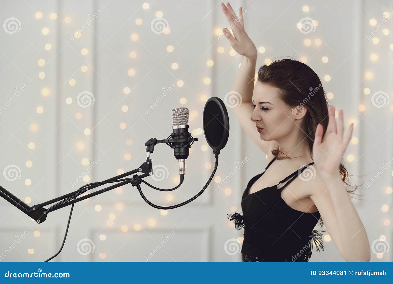 Singer stock image. Image of face, musician, background - 93344081