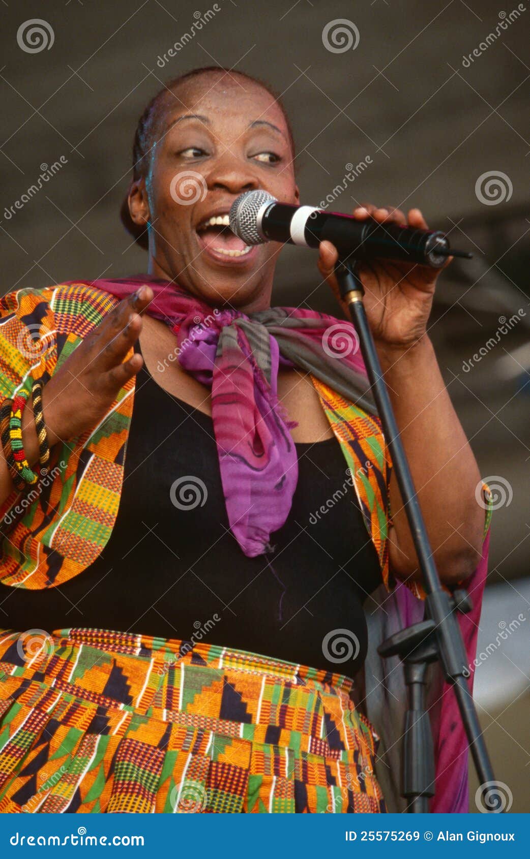 A Singer Performing at a Concert in South Africa Editorial Stock Image ...