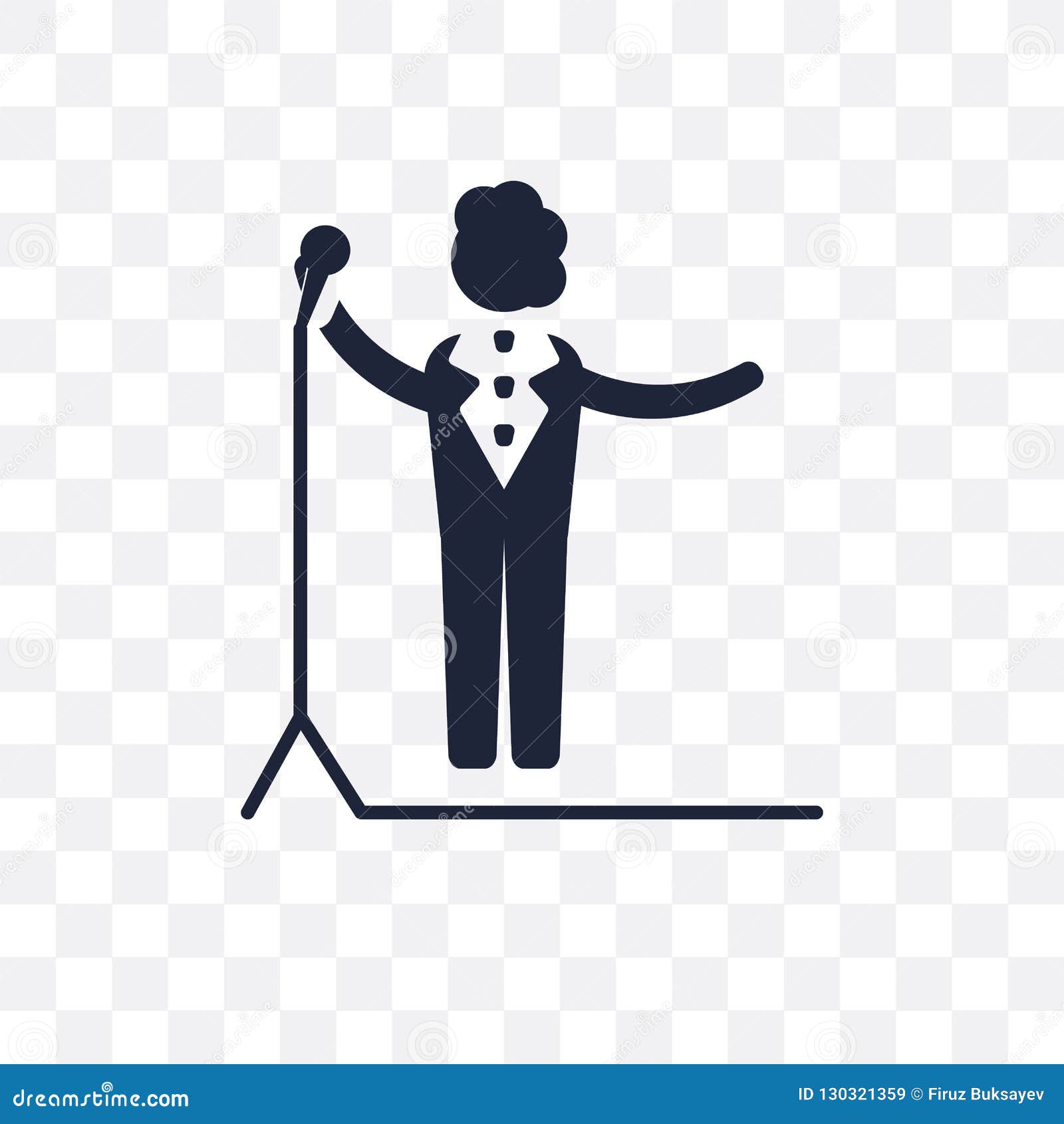 Singer Transparent Icon. Singer Symbol Design from Professions C Stock ...