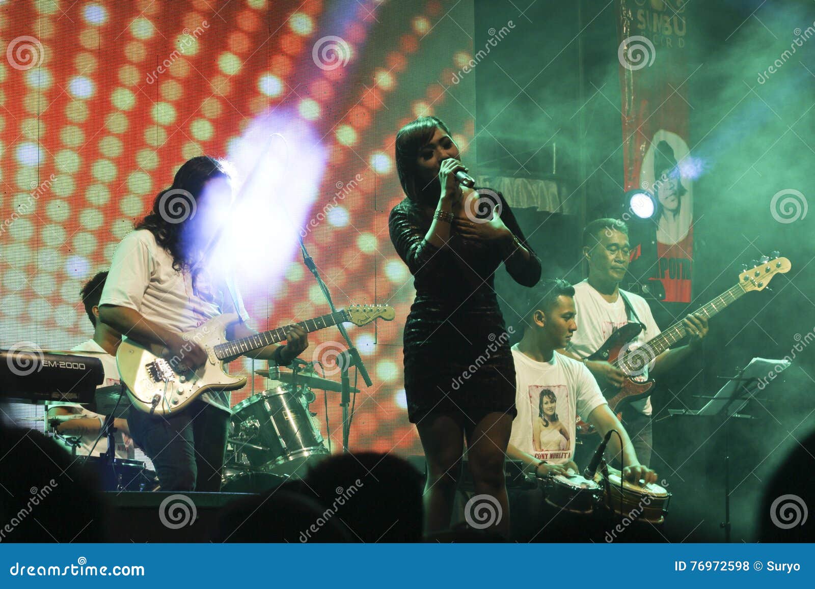 Singer editorial stock photo. Image of song, music, indonesia - 76972598