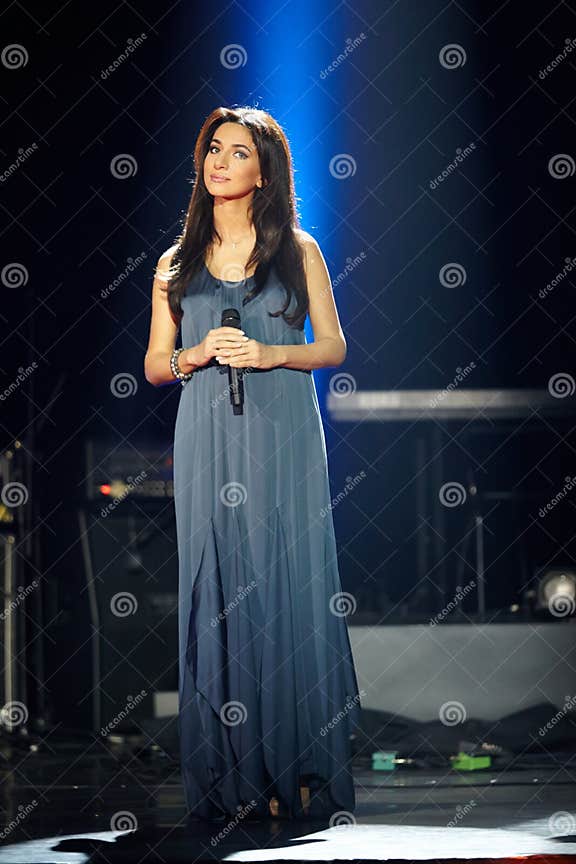 Singer Zara Performs on Stage at Taganka Theater Editorial Photography ...