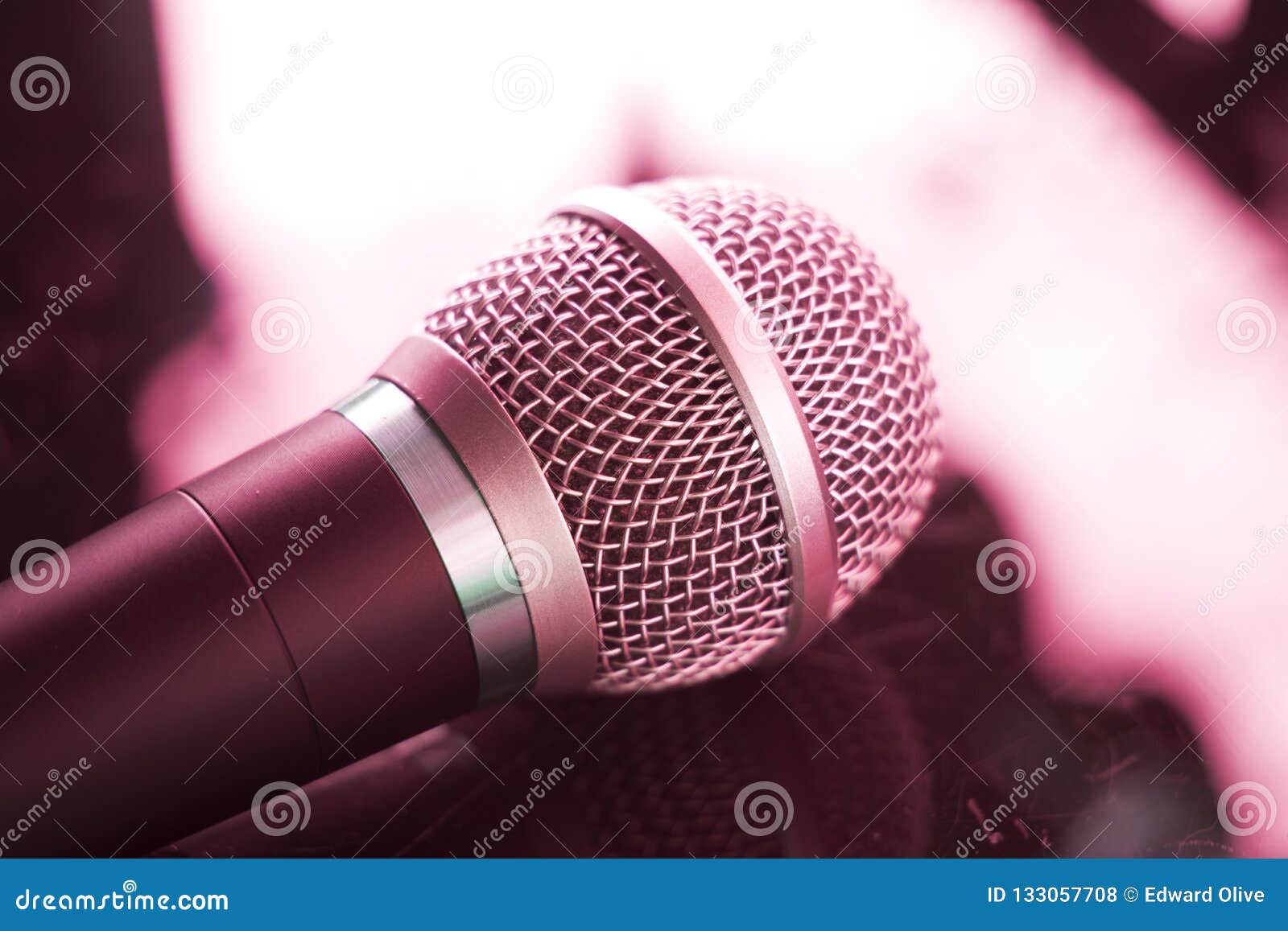 Singers Concert Stage Microphone Stock Photo - Image of show, concert ...