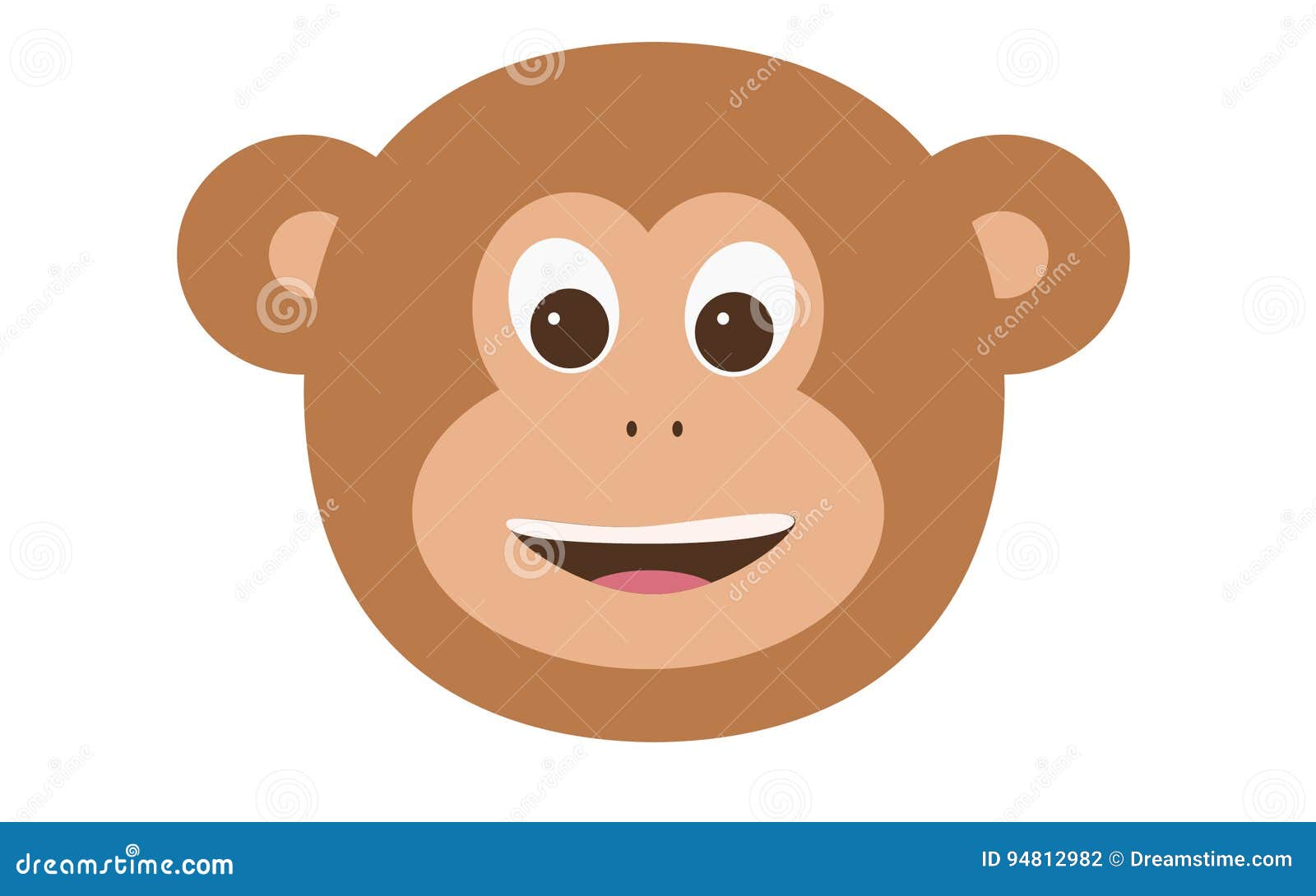 Singes heureux illustration stock. Illustration du singes - 94812982