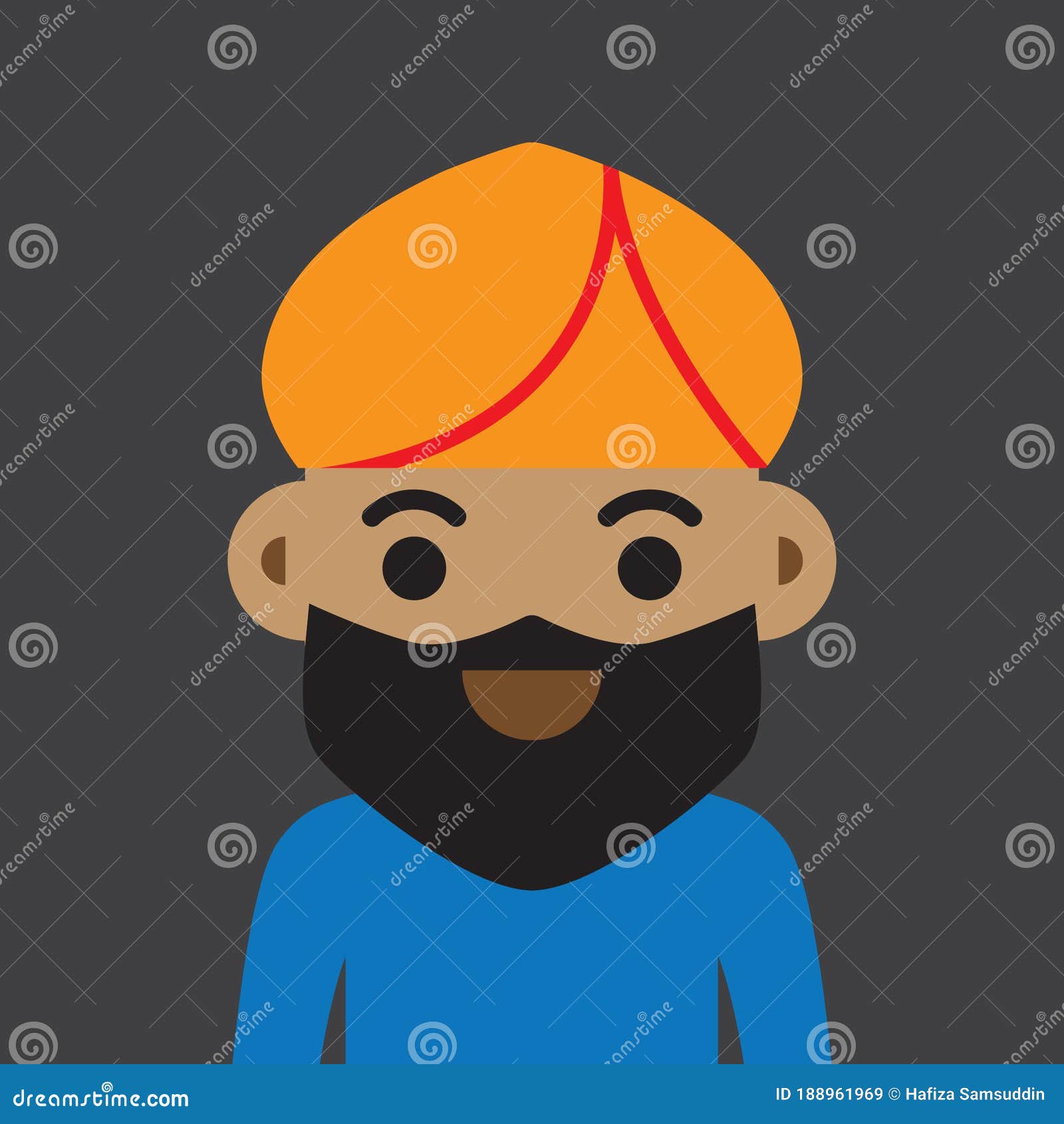 Singh. Vector Illustration Decorative Design Stock Vector ...