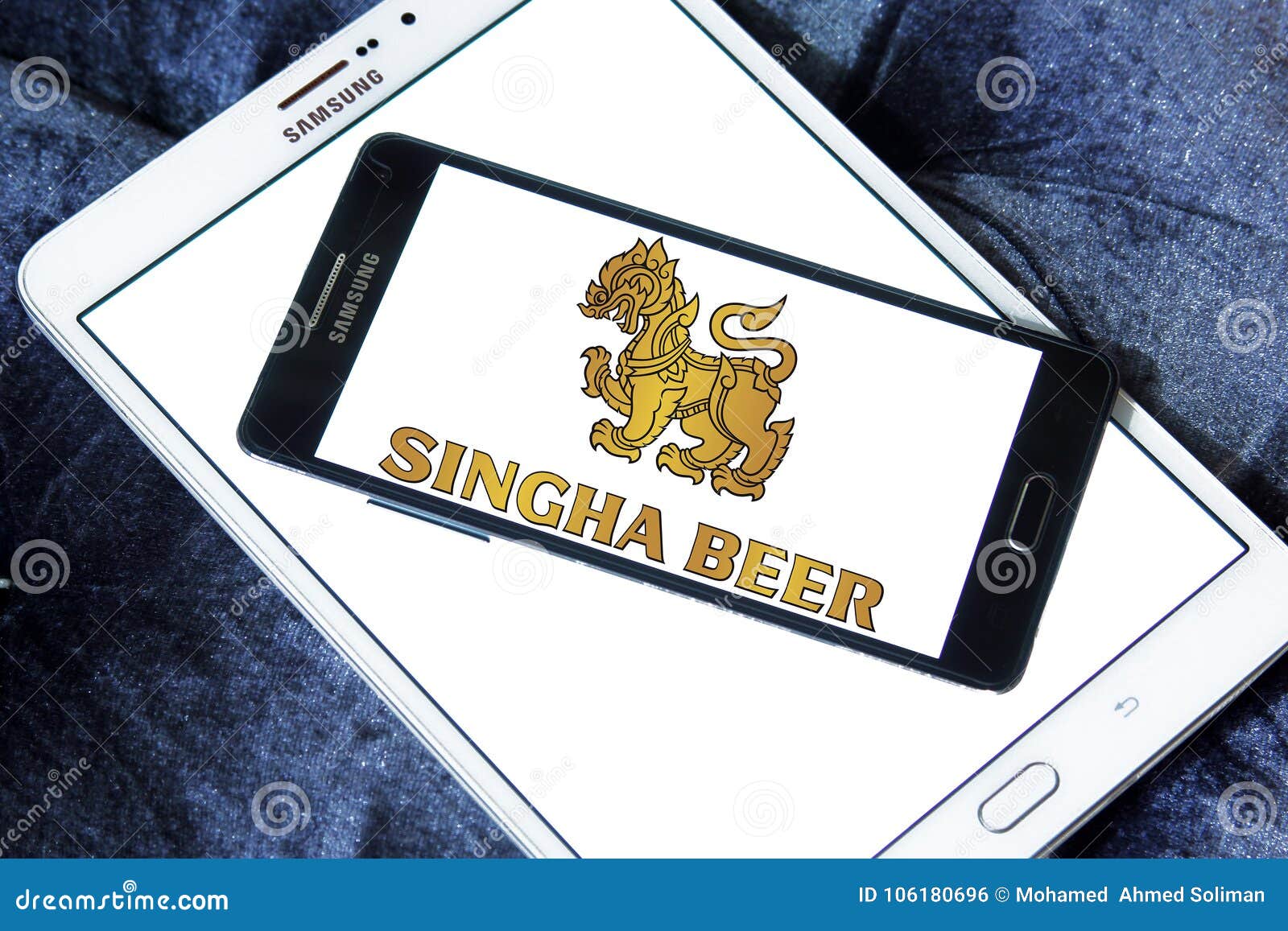 Singha beer logo editorial photo. Image of commercial - 106180696