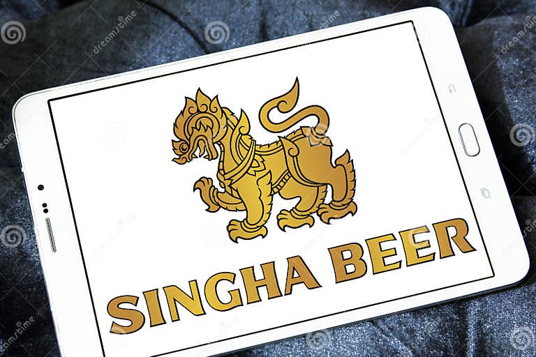 Singha beer logo editorial photography. Image of coors - 100526557