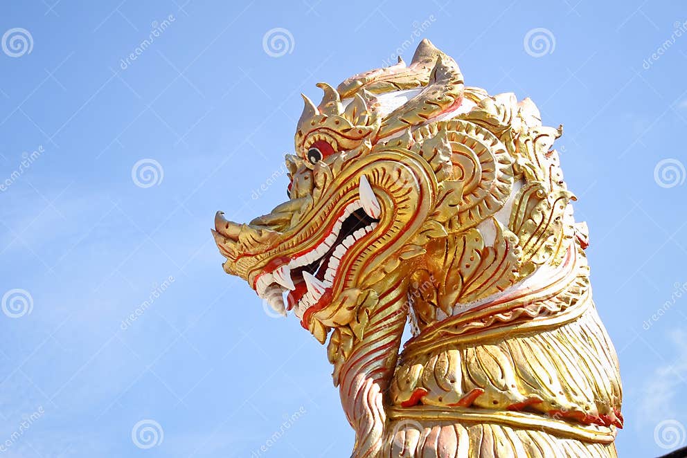 Singha Head stock image. Image of lanna, asian, building - 35178349
