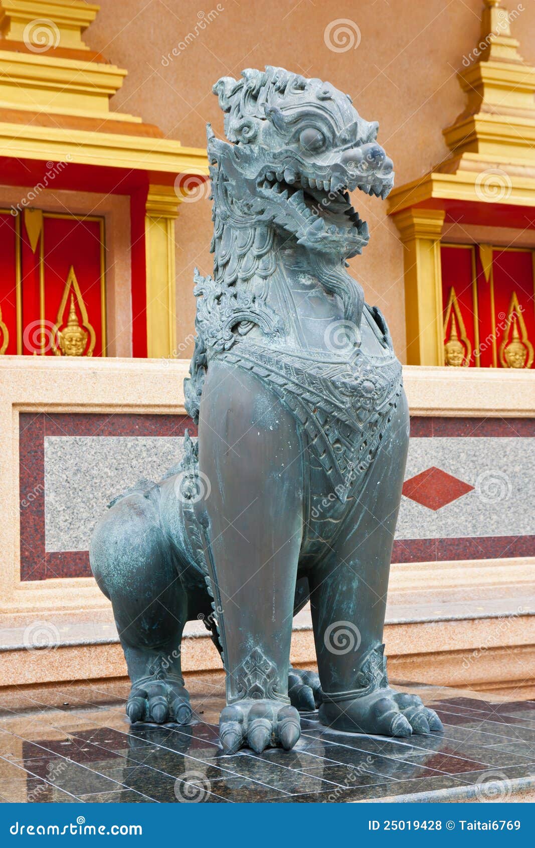 Singha of Thailand stock photo. Image of architecture - 25019428