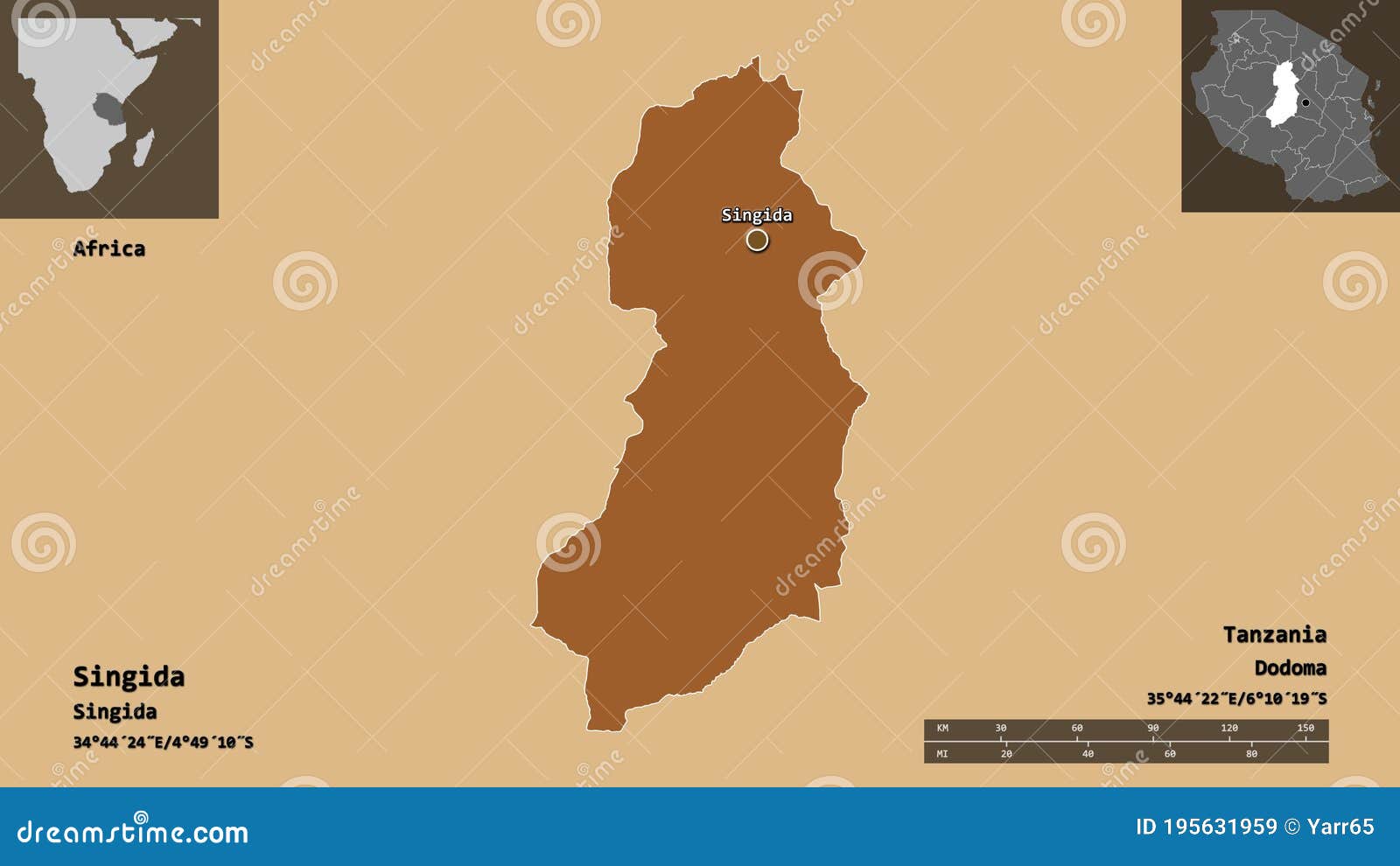 Singida, Region of Tanzania,. Previews. Pattern Stock Illustration ...