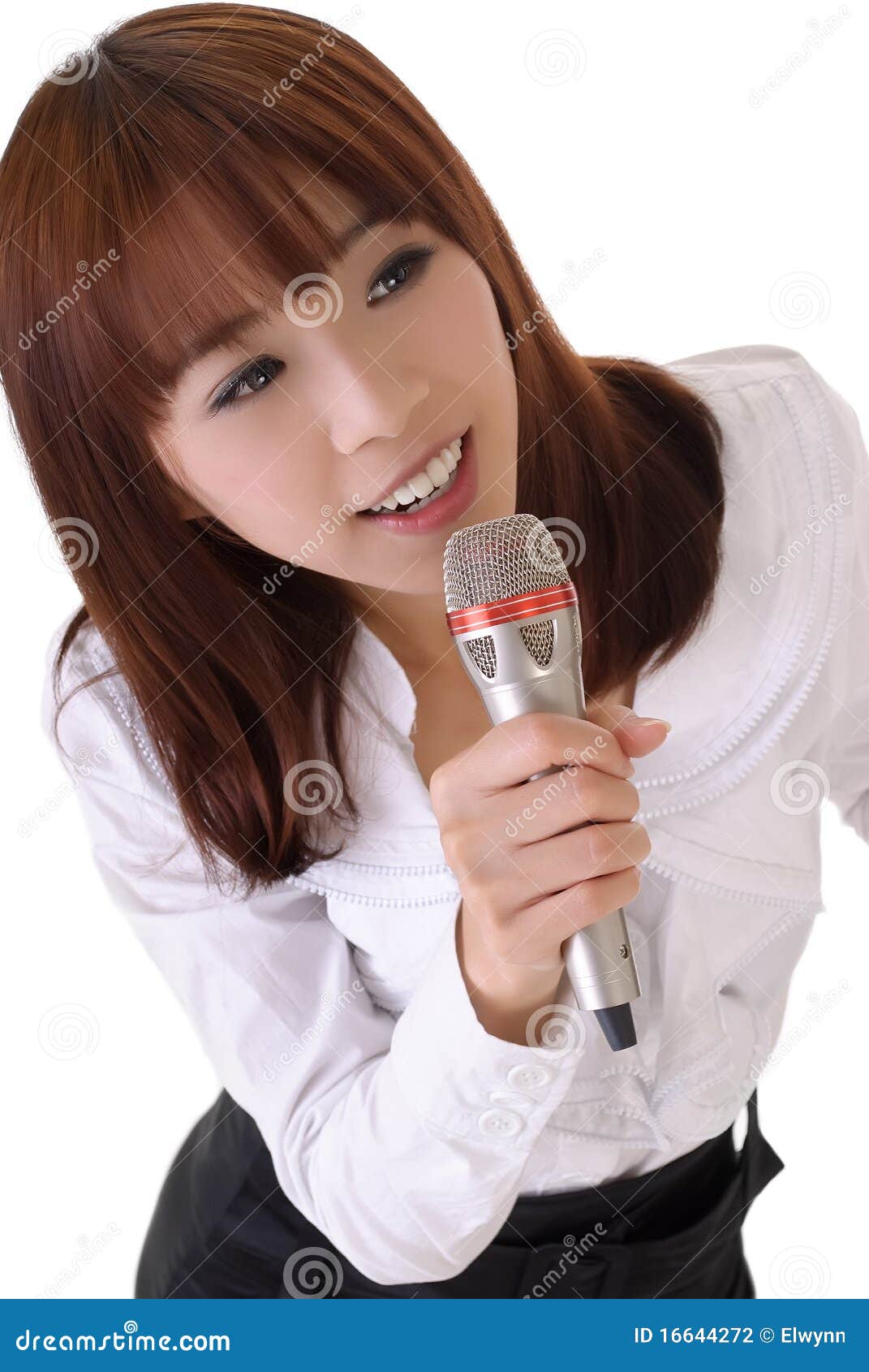 Singing stock photo. Image of lady, close, amusement - 16644272