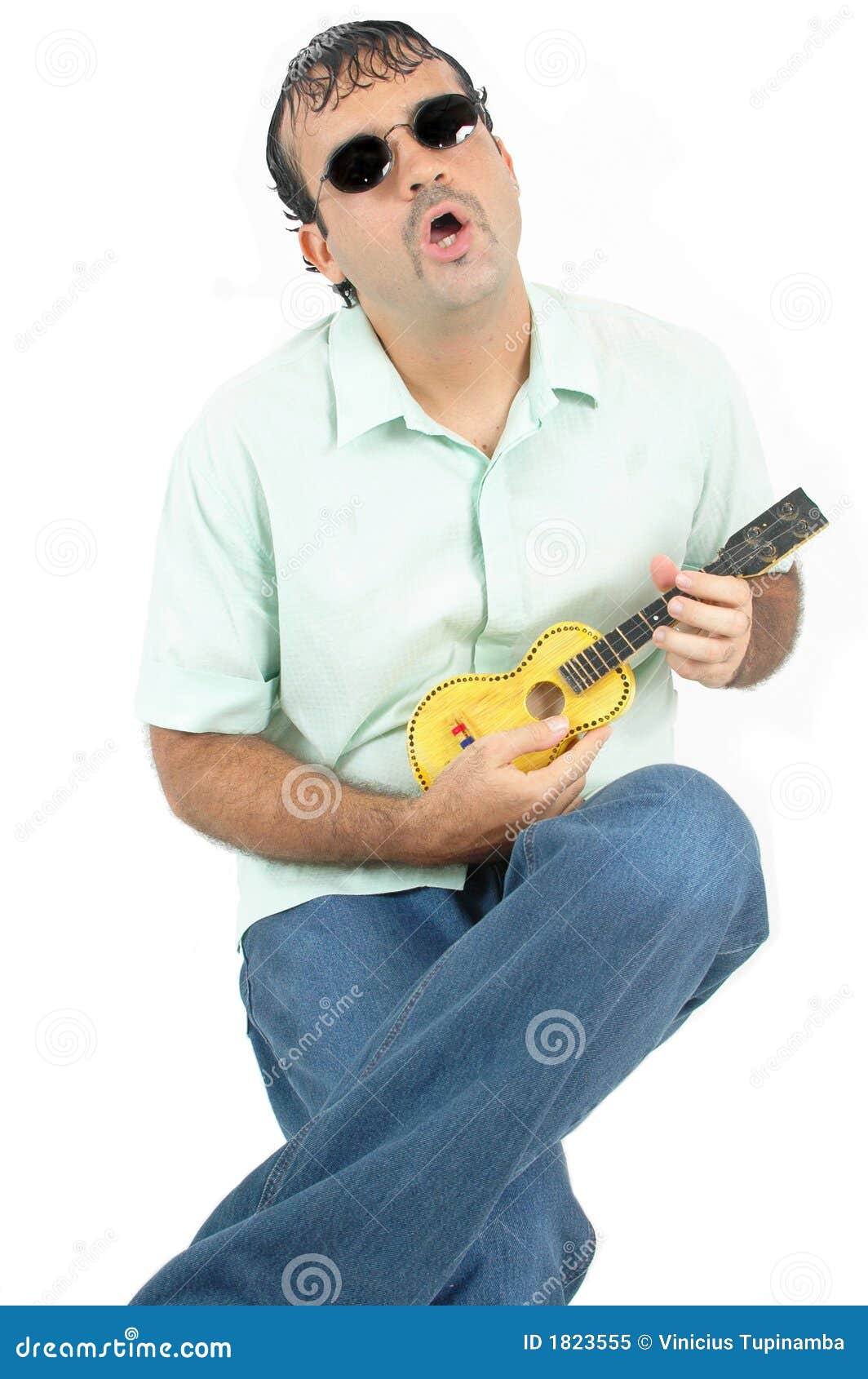 Singing stock image. Image of comedy, studio, mustache - 1823555