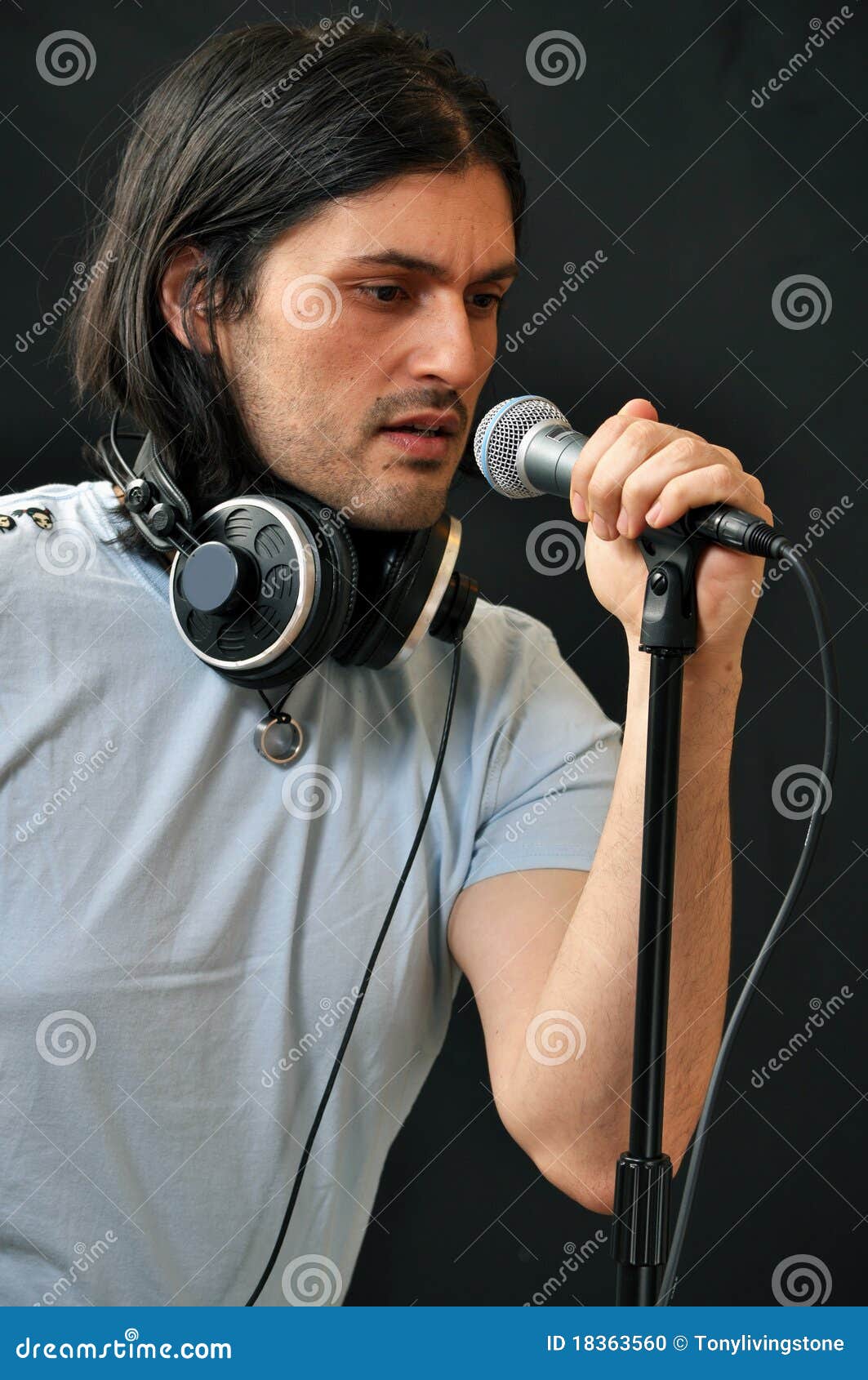 Singing stock photo. Image of performing, dude, singer - 18363560