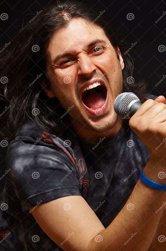 Singing stock image. Image of melody, star, rock, expression - 18363647