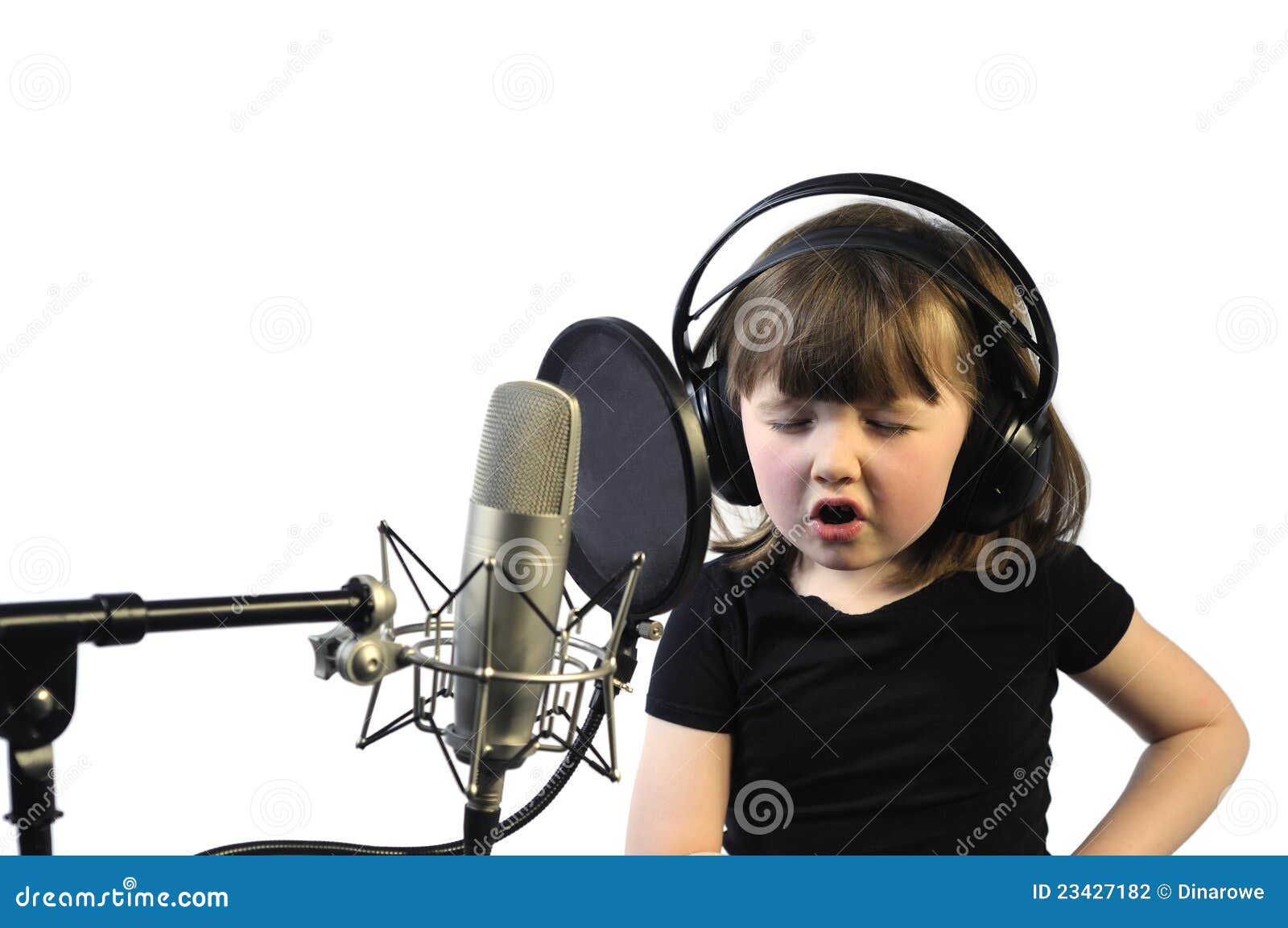 Singing stock photo. Image of active, happy, entertainer - 23427182