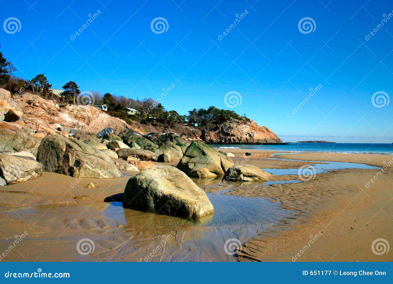 Singing Beach stock image. Image of massachusetts, manchester - 651177