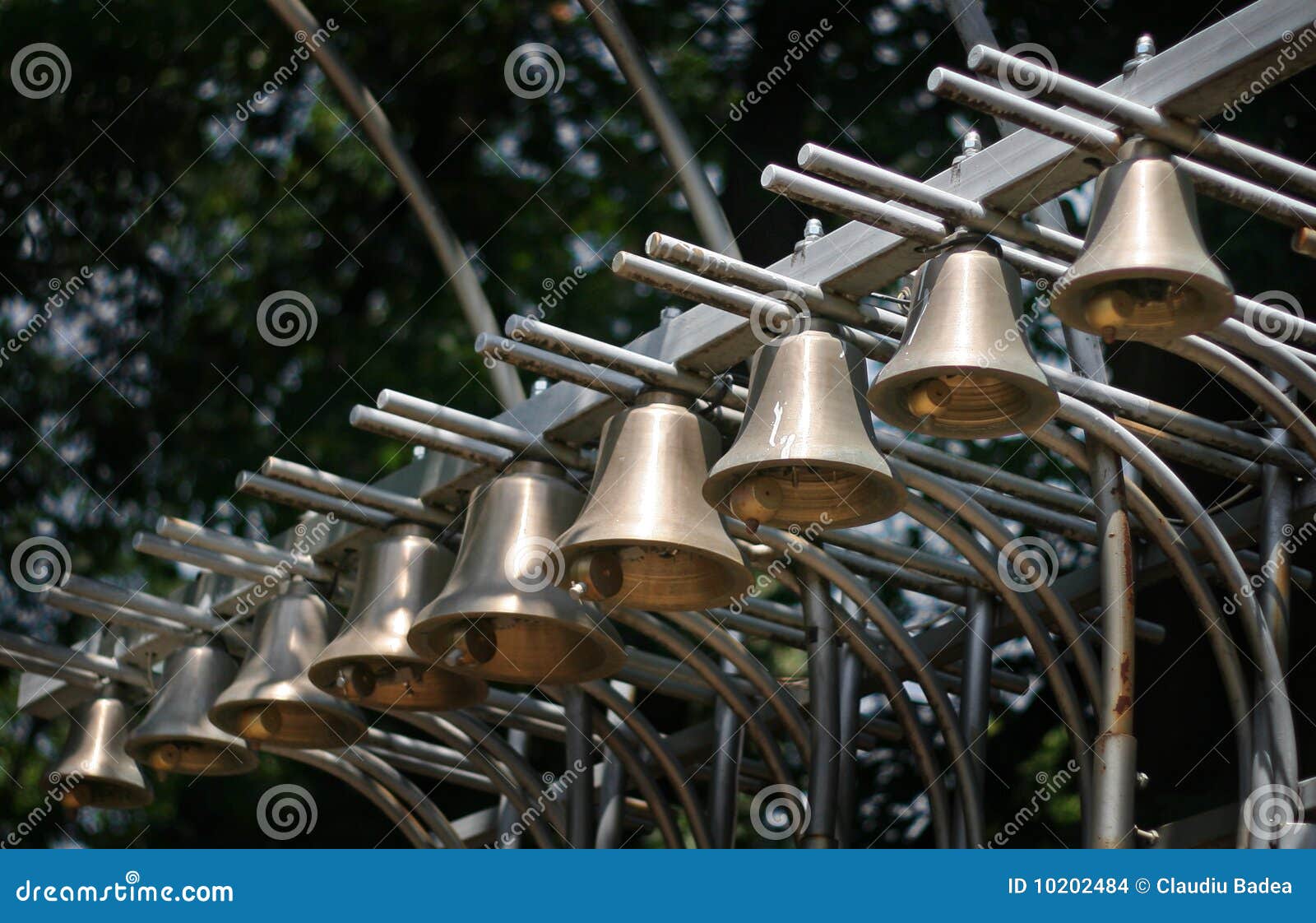 Singing Bells In A Row. Picture Image: 10202484
