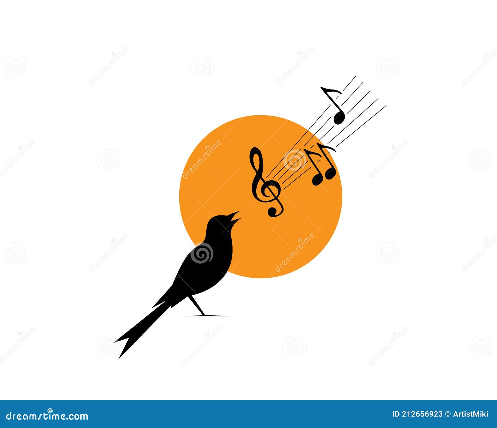 Singing Sunset Stock Illustrations – 114 Singing Sunset Stock ...