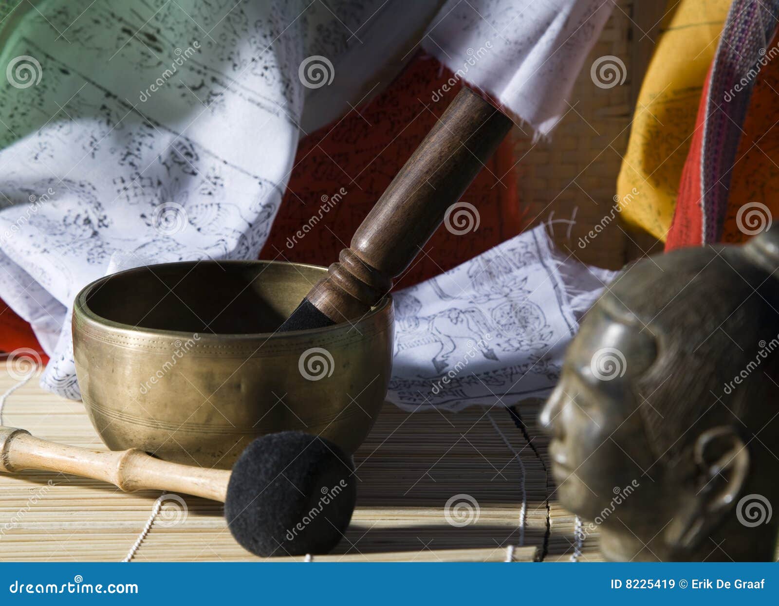 Singing bowl stock image. Image of salon, traditional - 8225419
