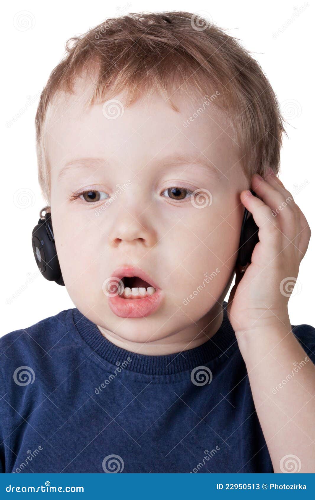 Singing boy stock image. Image of headset, player, isolated - 22950513