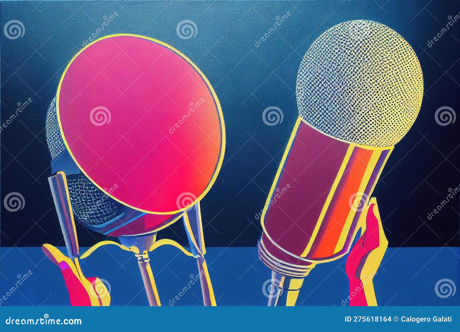 Singing Contest Conceptual. Vector Illustration | CartoonDealer.com ...