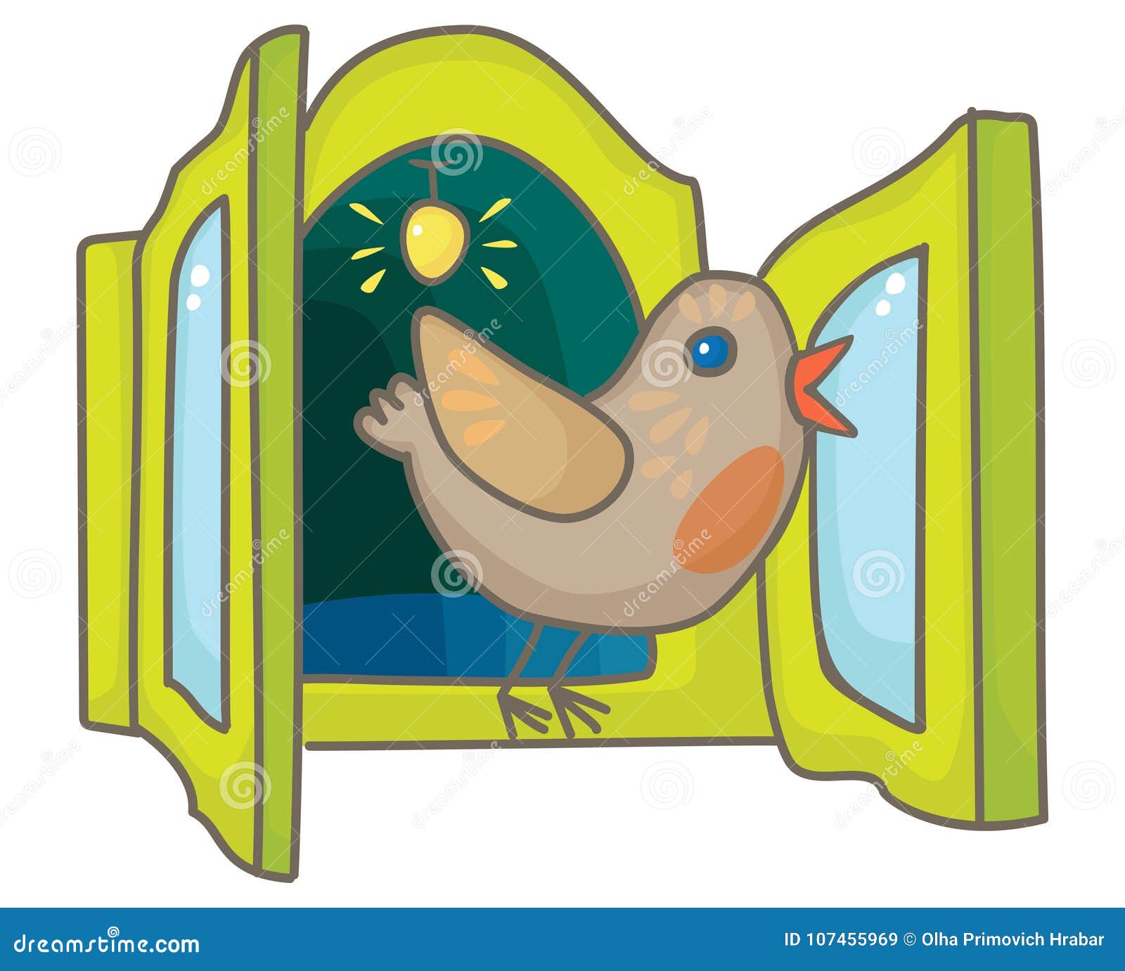 Cuckoo Bird From The Cuckoo Clock Cartoon Vector | CartoonDealer.com ...
