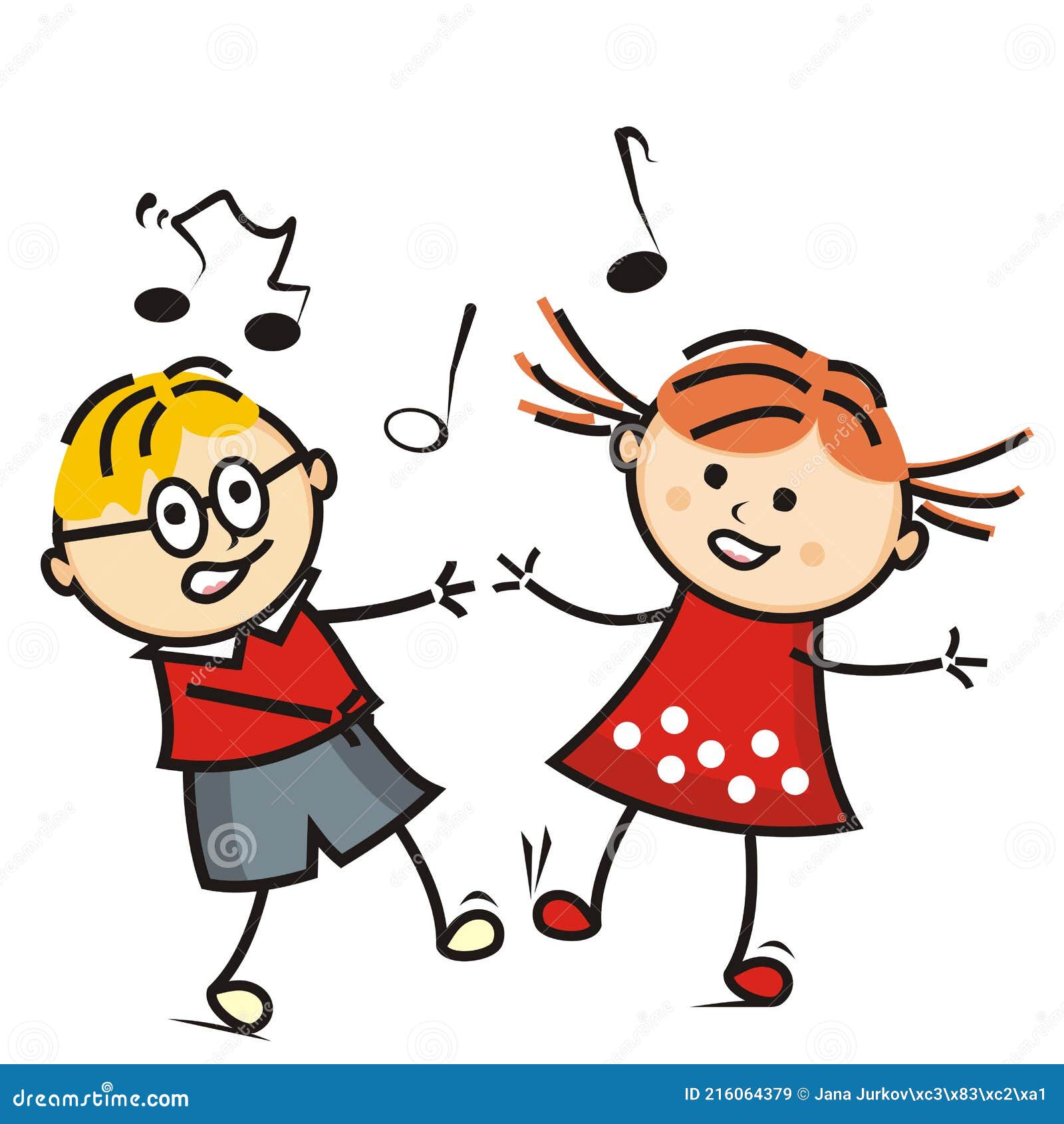 Kids Singing And Dancing Clipart Cartoon Group Of Children Singing And