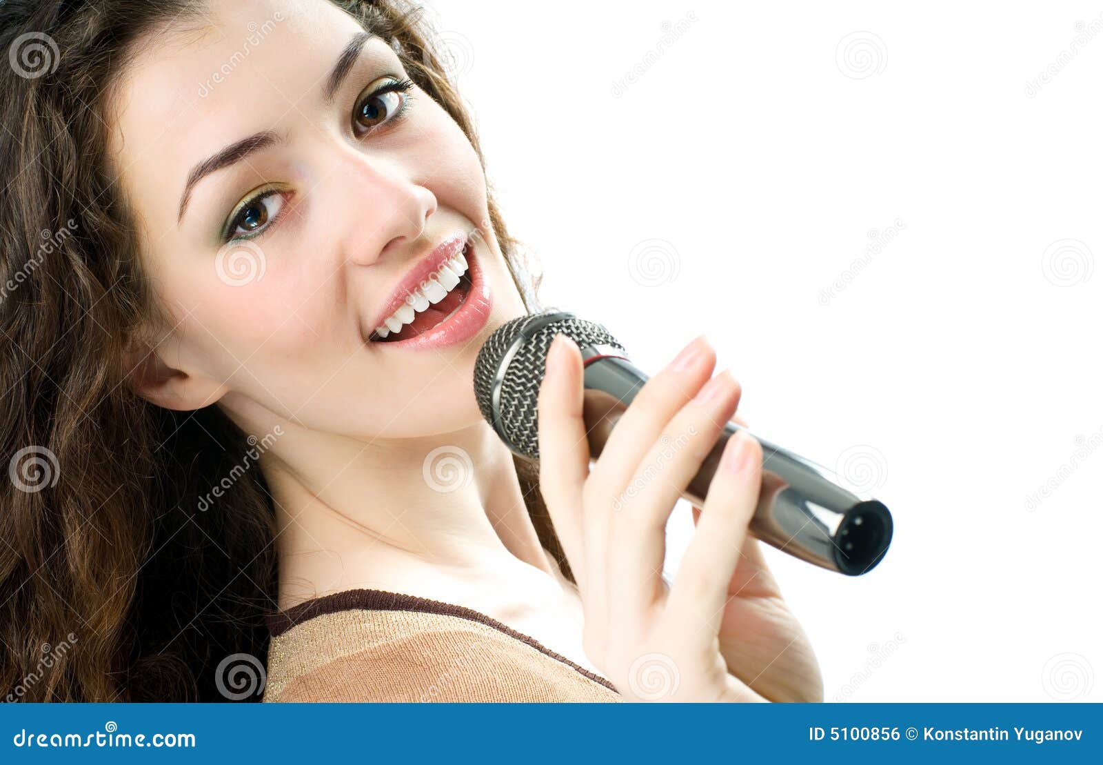 Singing Girl Royalty Free Stock Image - Image: 5100856