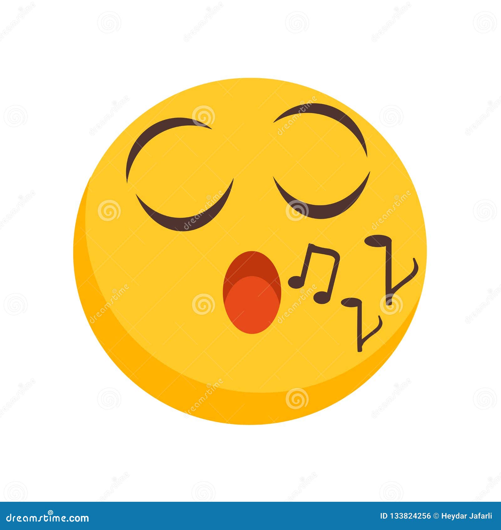 Singing Icon Vector Isolated on White Background, Singing Sign Stock ...