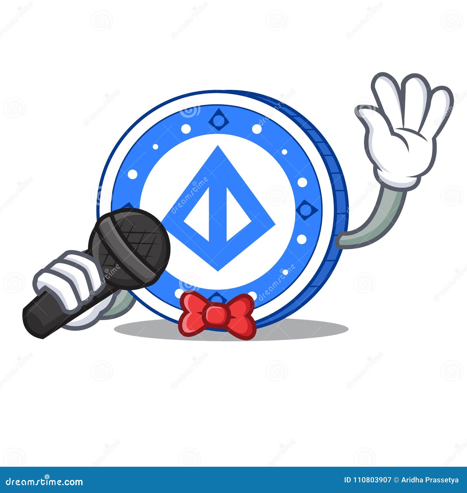 Singing Loopring Coin Mascot Cartoon Editorial Photography ...