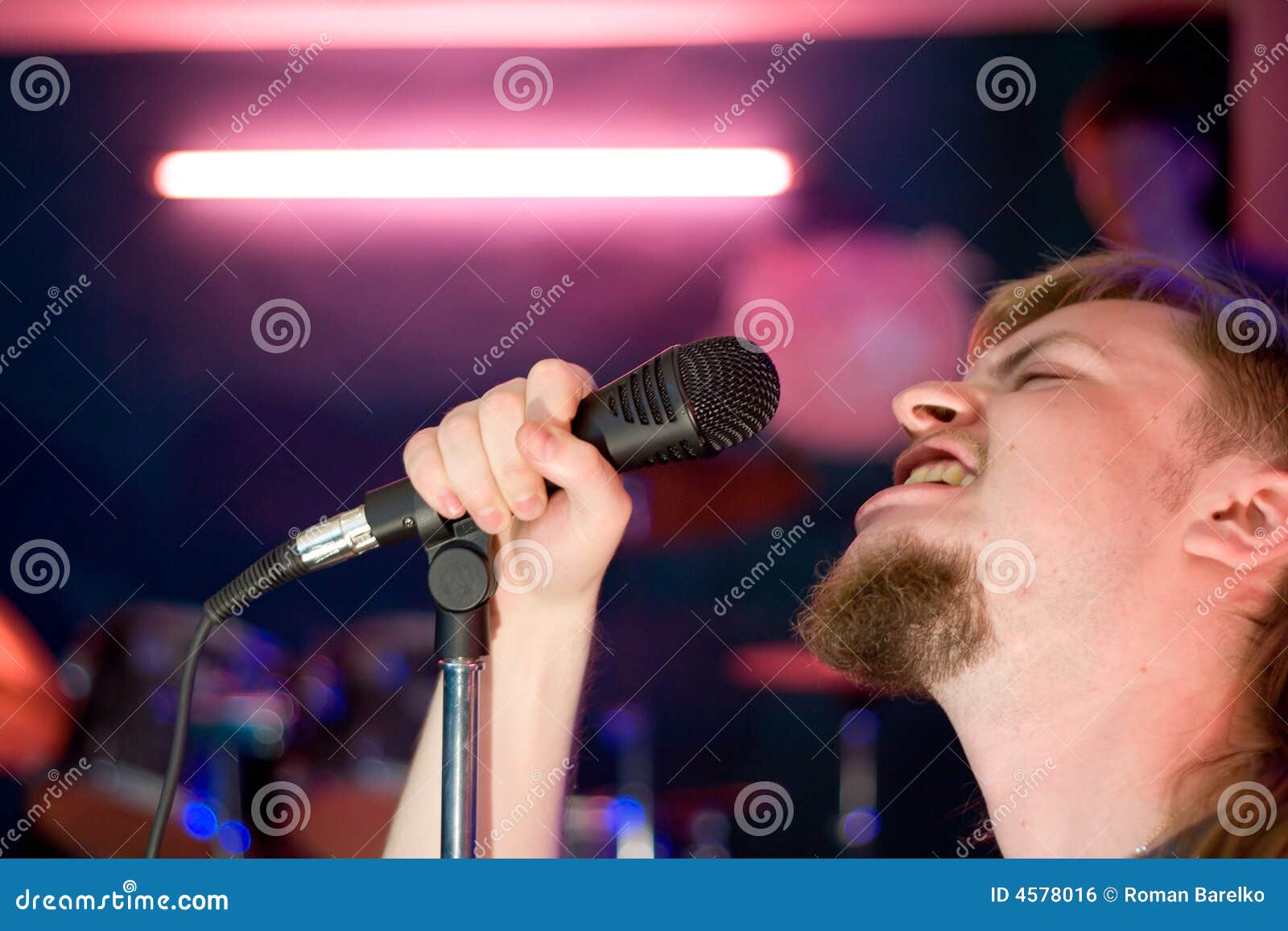 Singing man stock photo. Image of hold, musician, crazy - 4578016