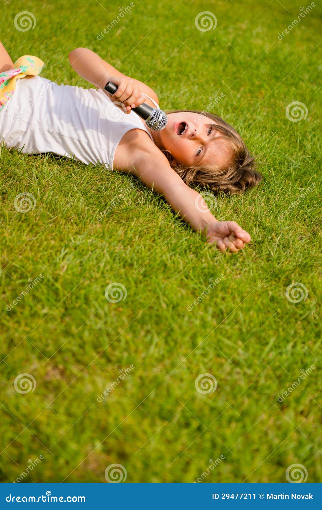 Singing is my joy stock image. Image of play, backyard - 29477211