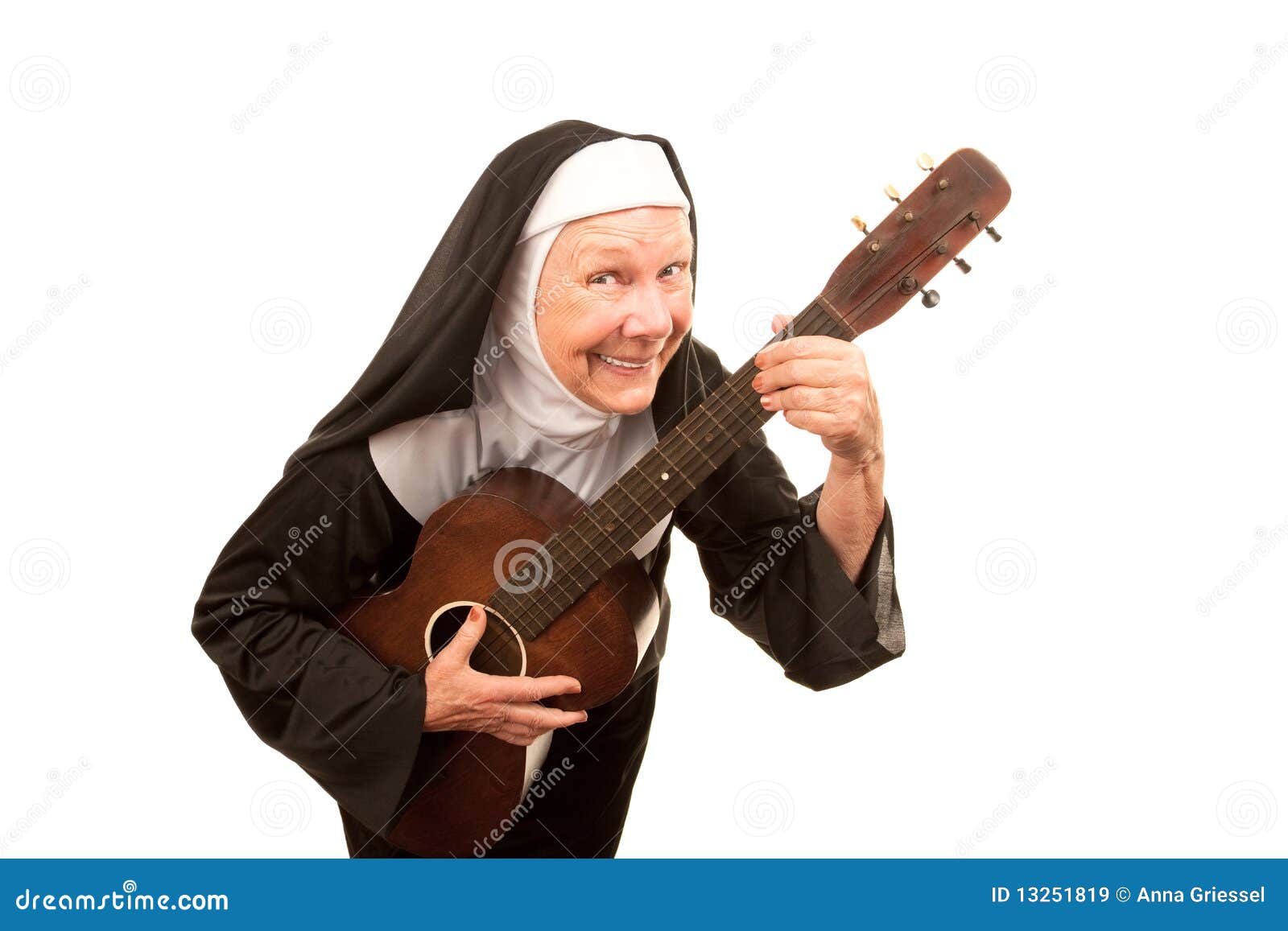 Singing Nun stock image. Image of habit, religious, chord - 13251819