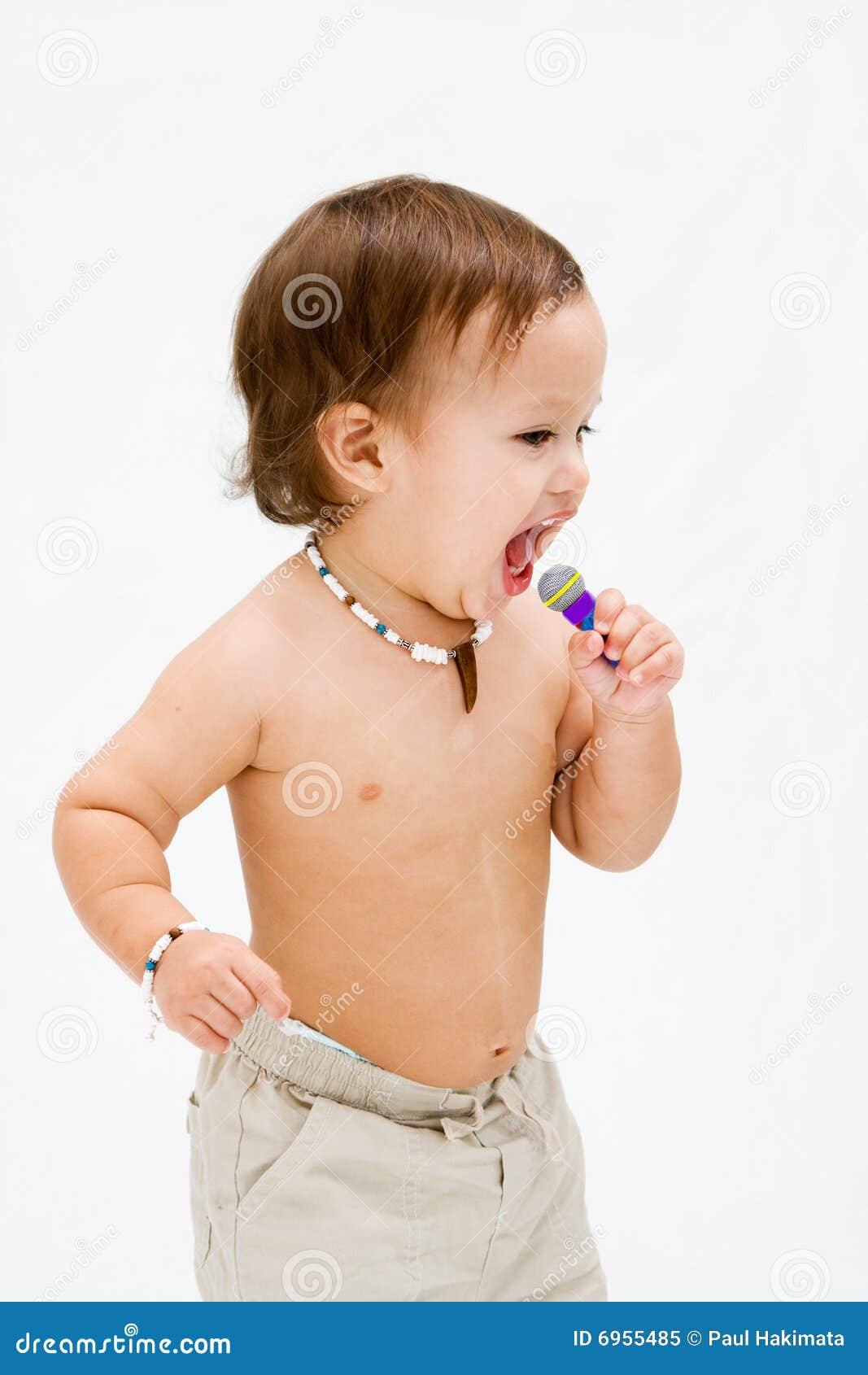 Singing toddler boy stock image. Image of star, rock, isolated - 6955485