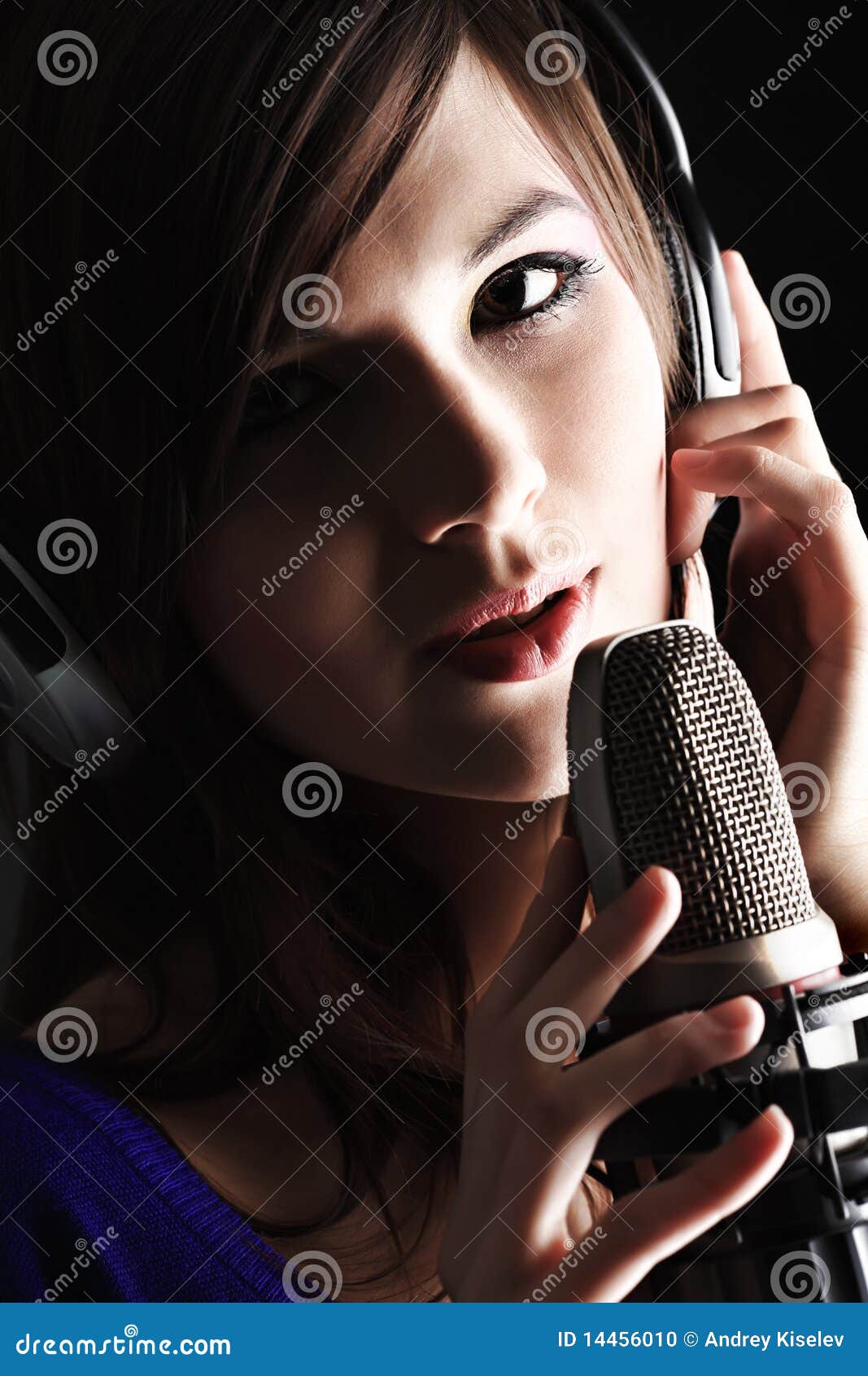 Singing woman stock photo. Image of song, adult, musician - 14456010