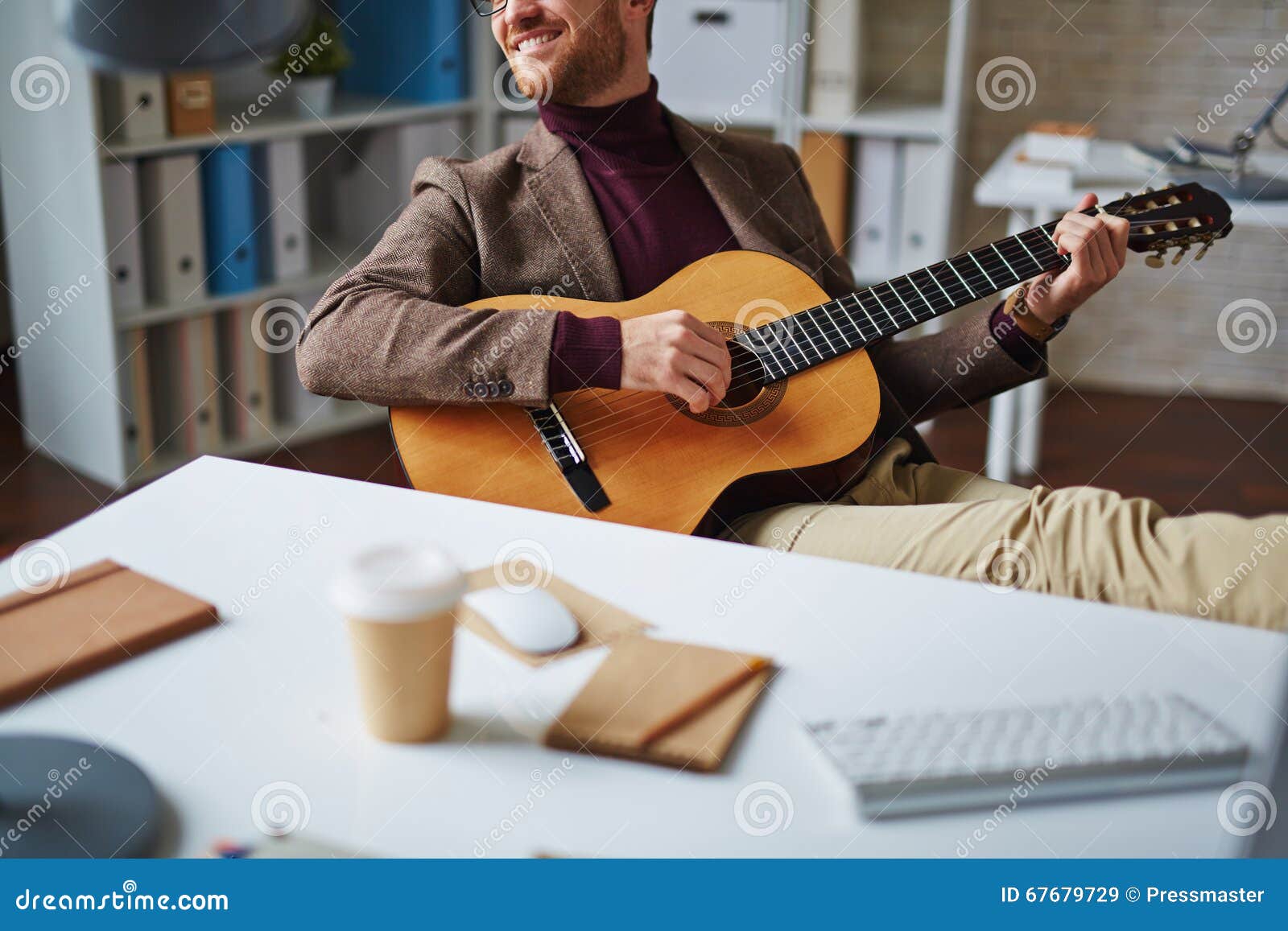 Singing after work stock image. Image of happy, break - 67679729