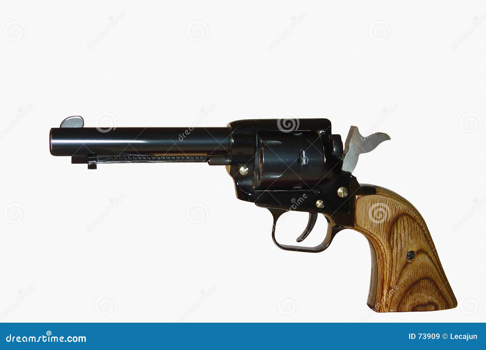 Single Action Pistol1 stock image. Image of armament, guns - 73909