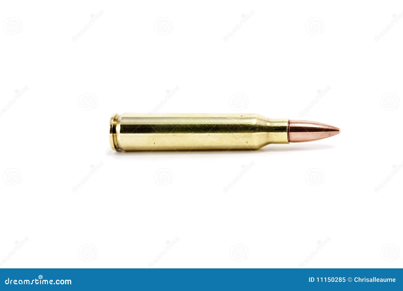 A Single AK 47 Round / Bullet Stock Image - Image of machine, power ...