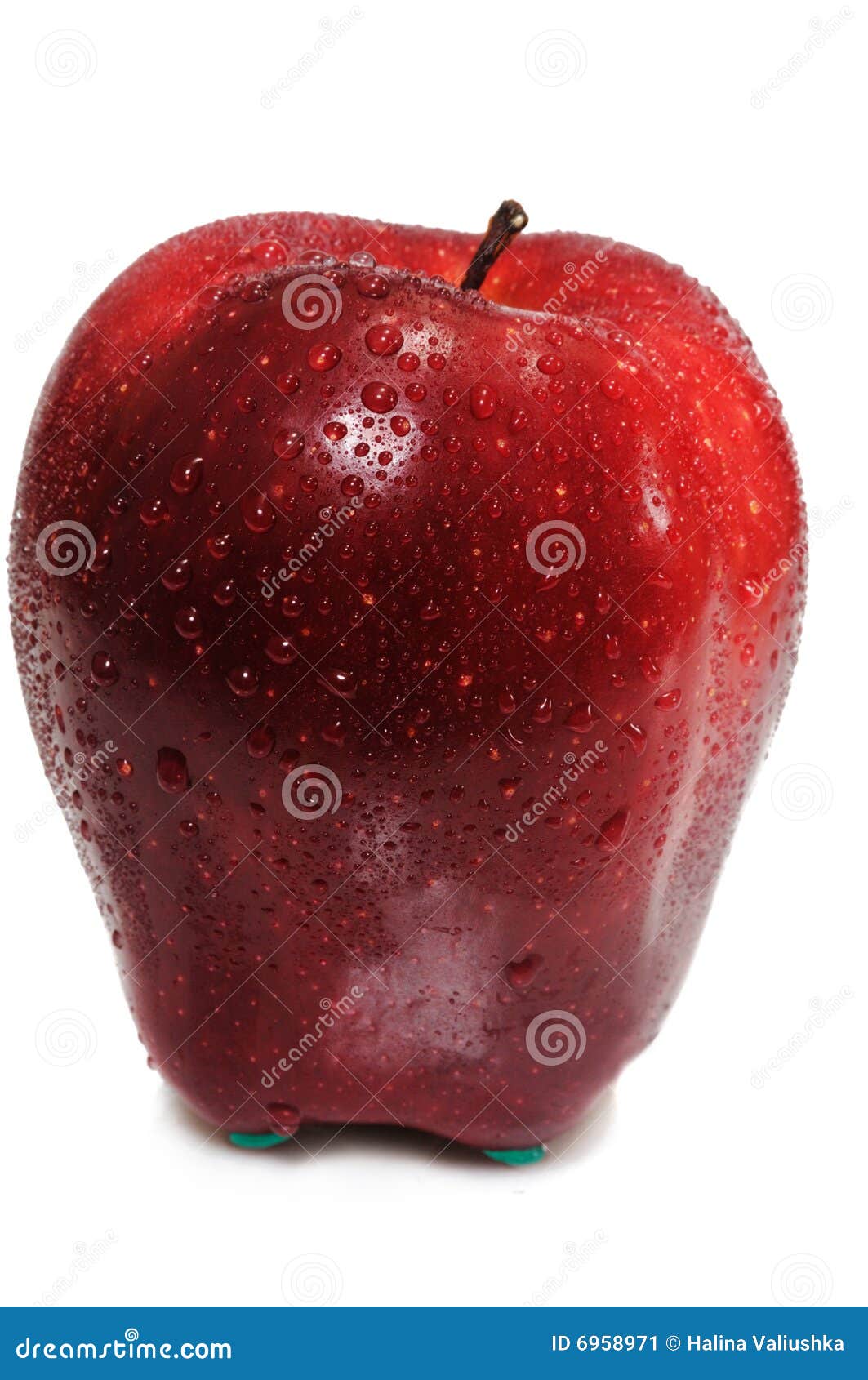 Single apple stock image. Image of juice, juicy, apple - 6958971